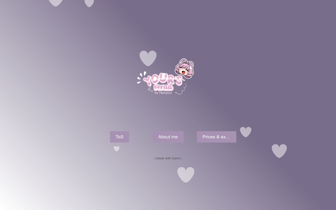 commision carrd veraa